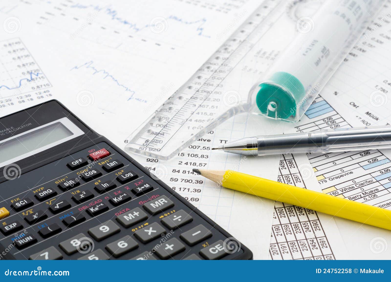 Calculate stock photo. Image of bookkeeping, compute - 24752258