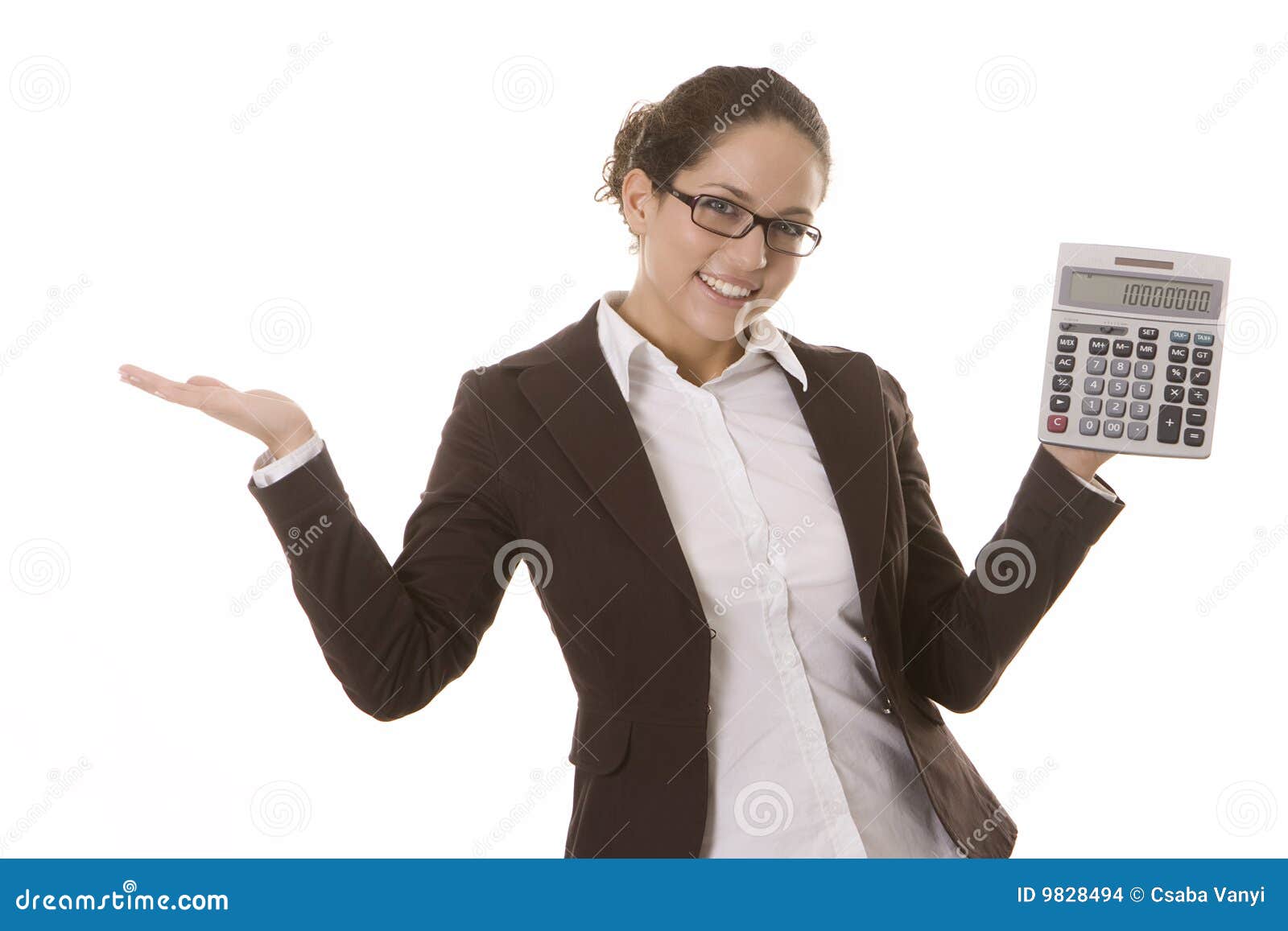 Calculate stock photo. Image of finances, caucasian, figures - 9828494