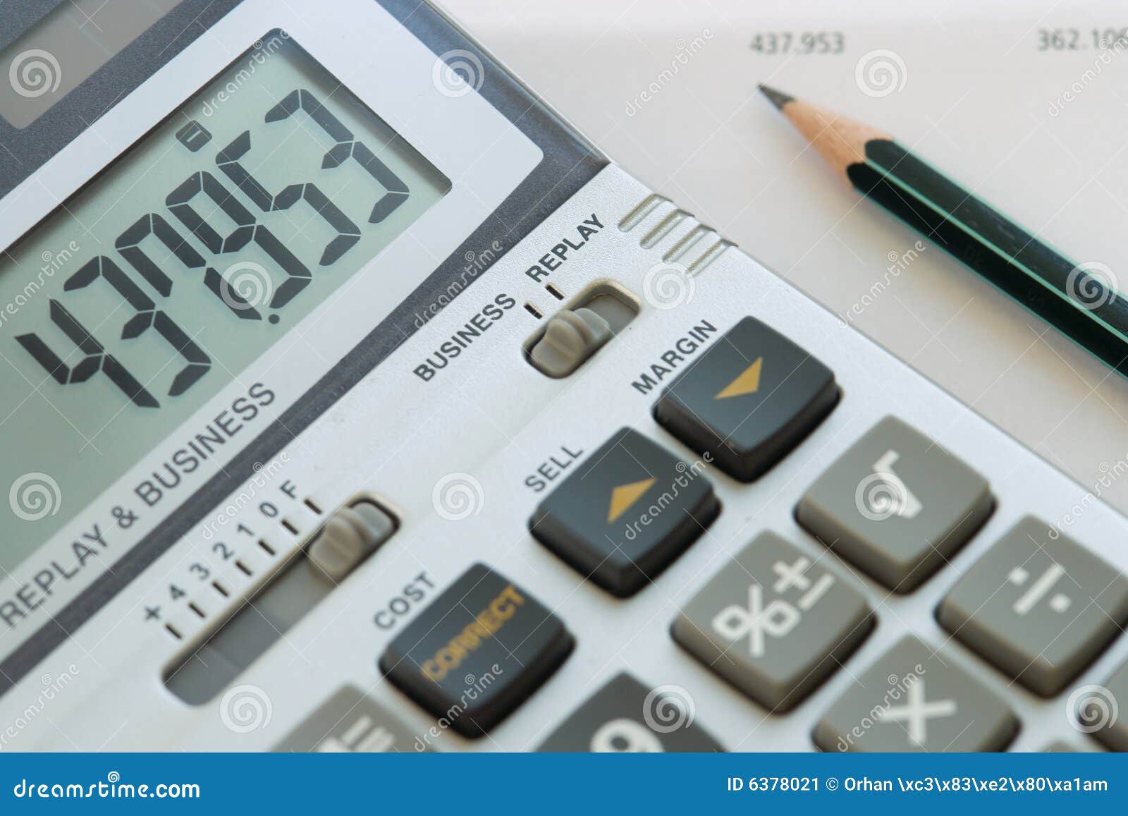 Calculate the bill stock image. Image of digital, close - 6378021