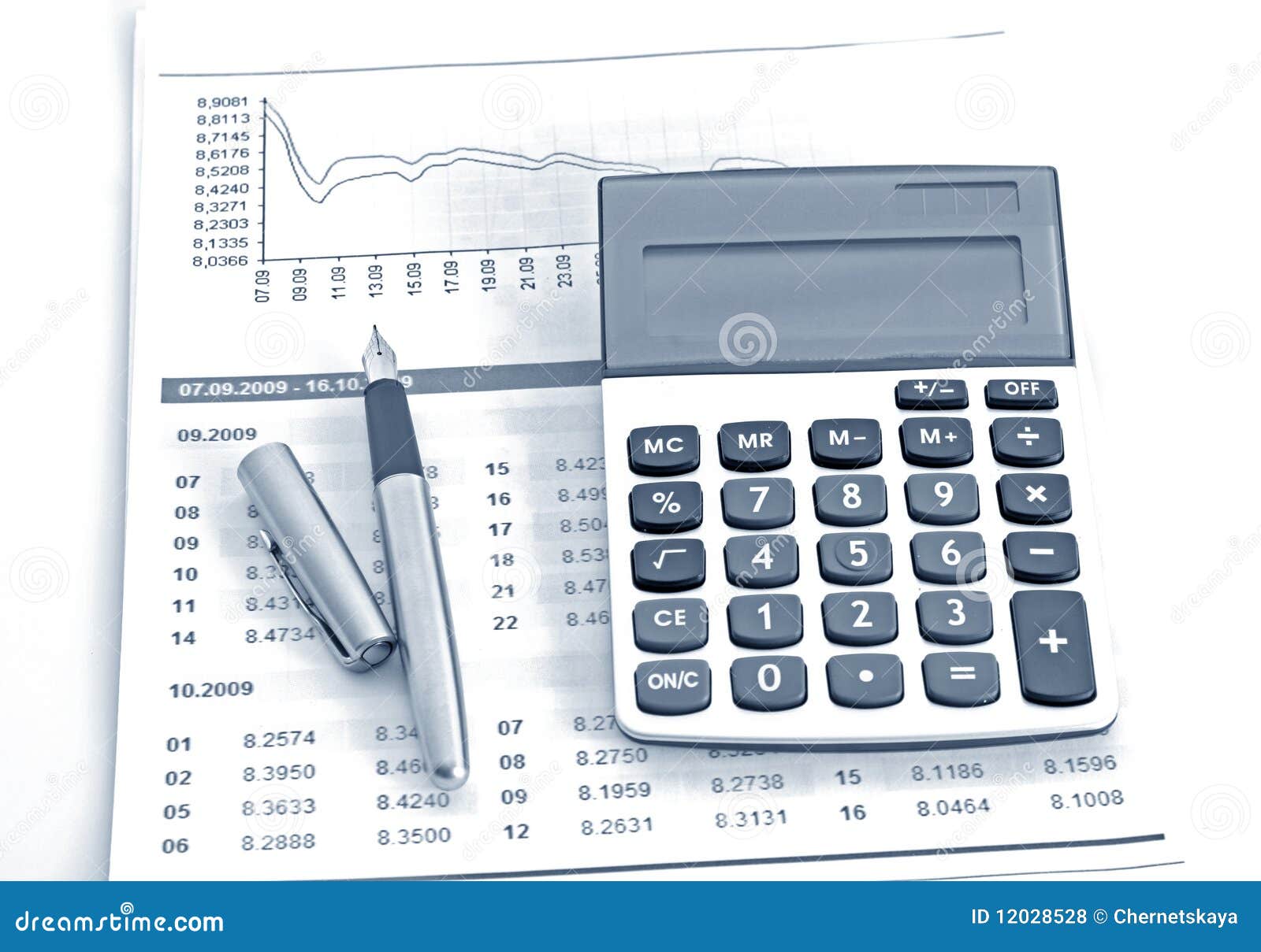 Calculate money stock photo. Image of monetary, pencil - 12028528