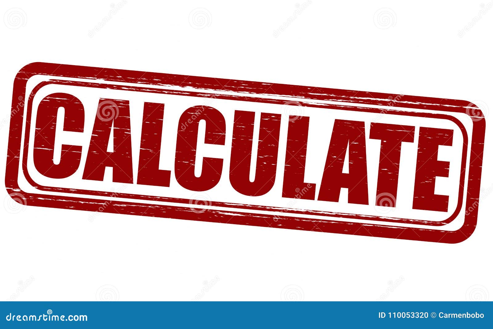 Calculate stock illustration. Illustration of figure - 110053320