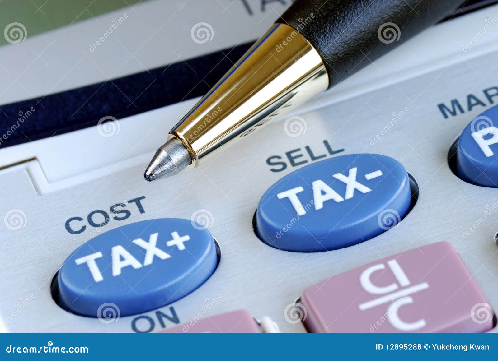 Calculate the tax stock photo. Image of investment, monetary - 12895288
