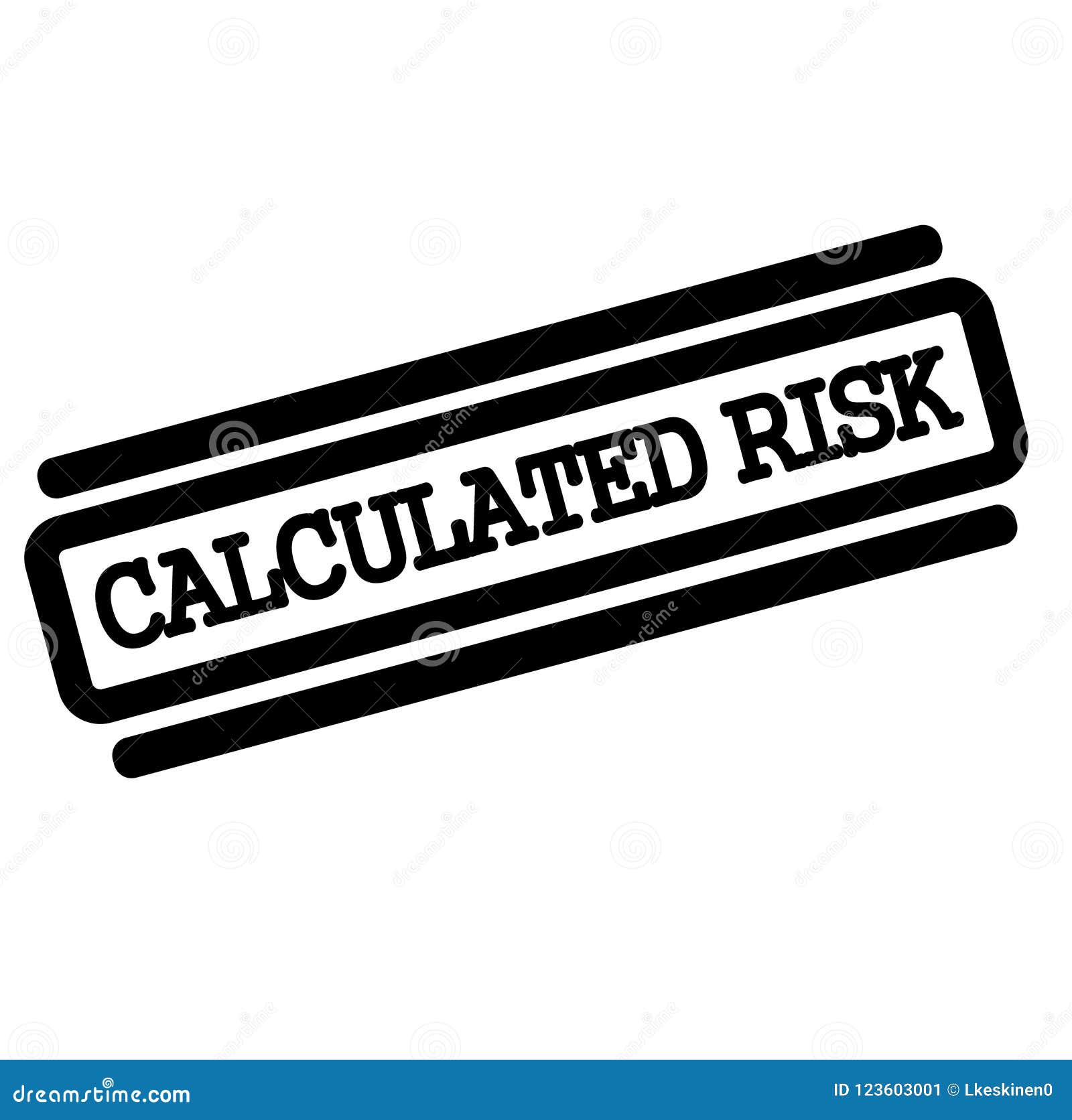 Calculated Risk Black Stamp Stock Vector - Illustration of aged, hazard ...