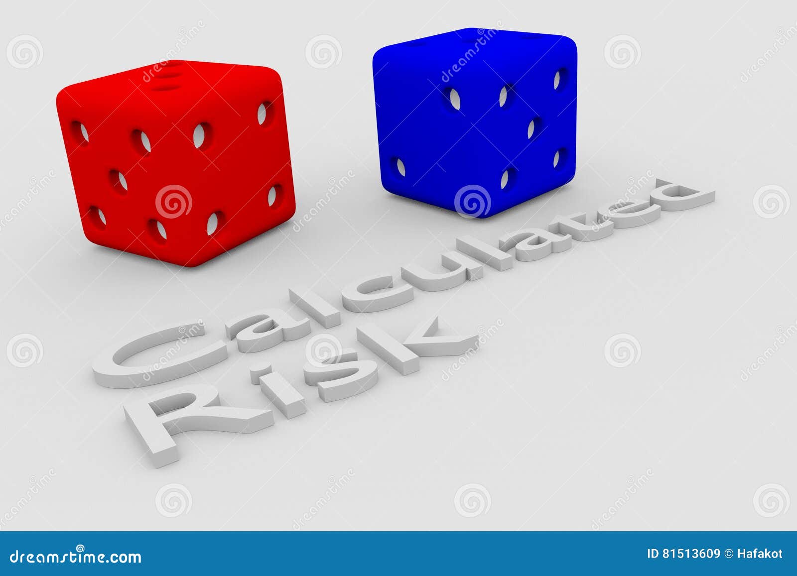 Calculated Risk concept stock illustration. Illustration of earnings ...