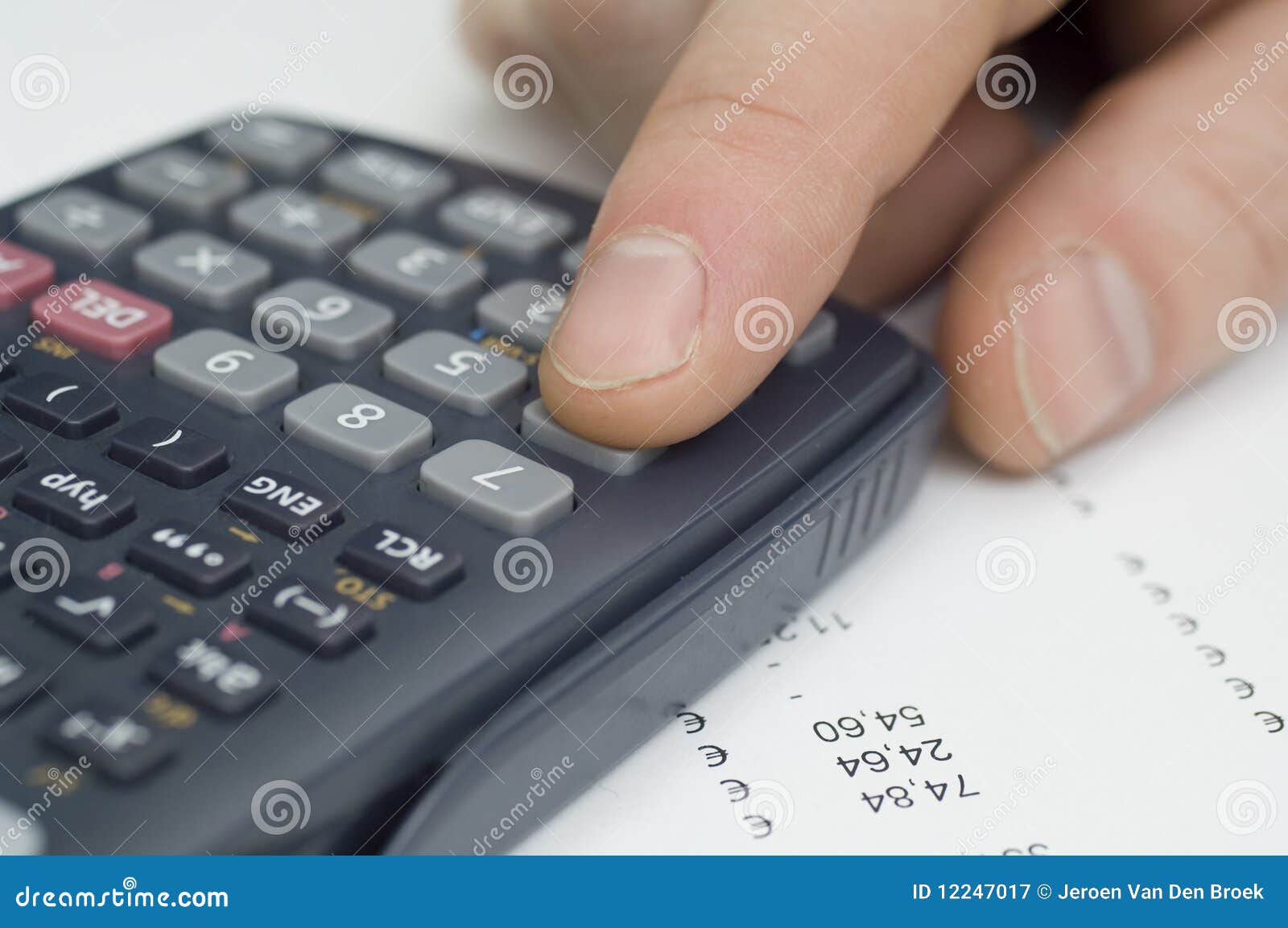 Calculating stock image. Image of bill, annual, balance - 12247017