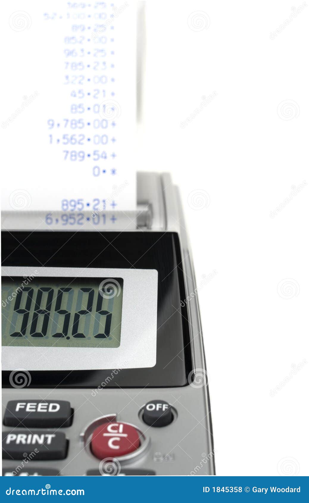 Calculating. stock photo. Image of calculator, calculations - 1845358