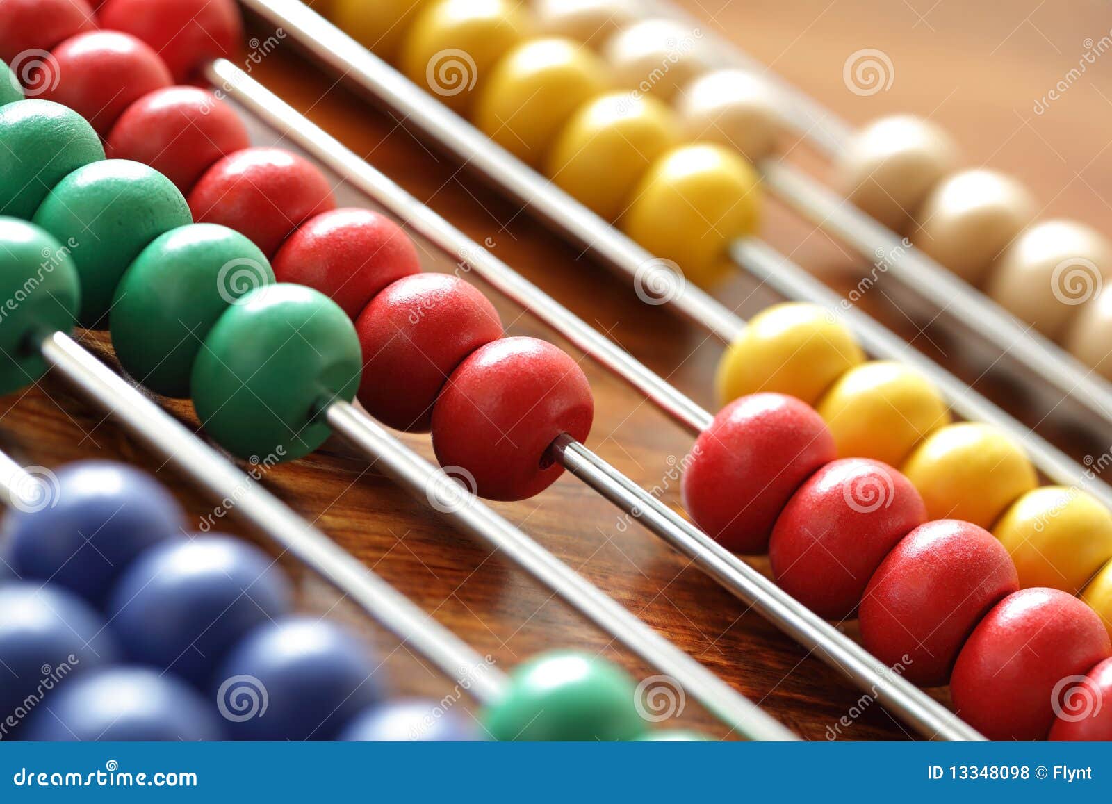 Calculating on an abacus stock photo. Image of coloured - 13348098