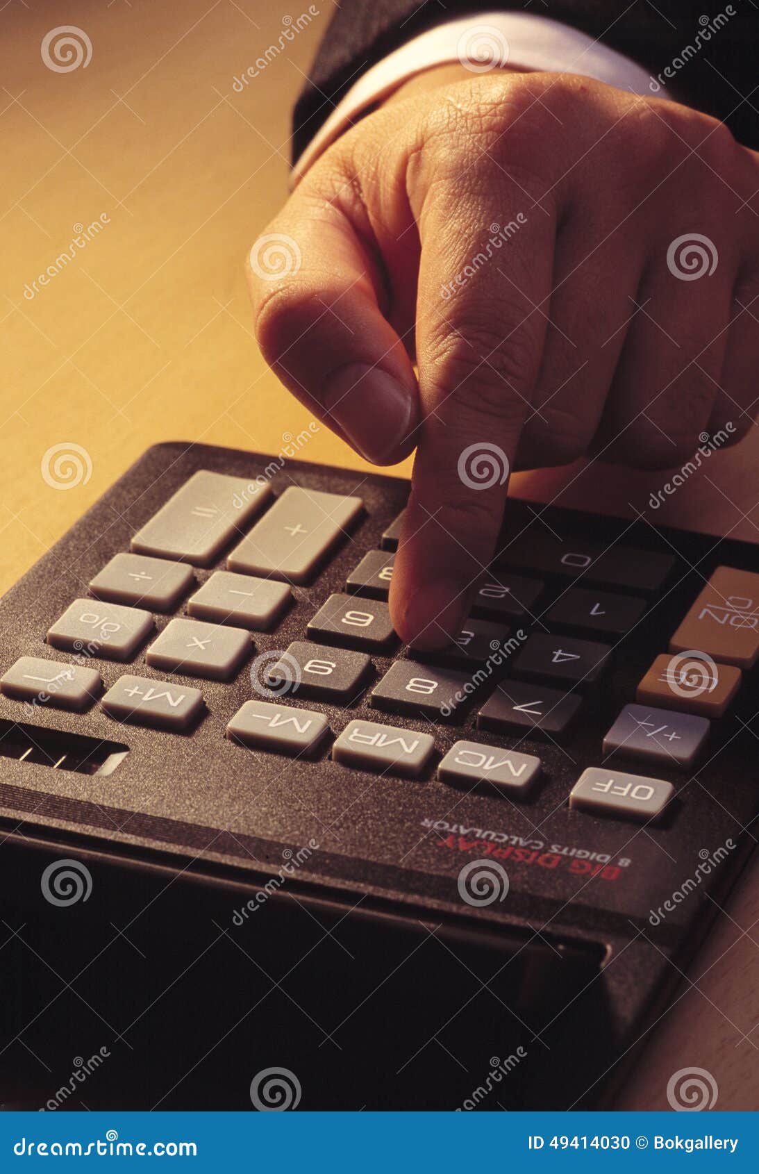 Calculating stock photo. Image of banking, vertical, hand - 49414030