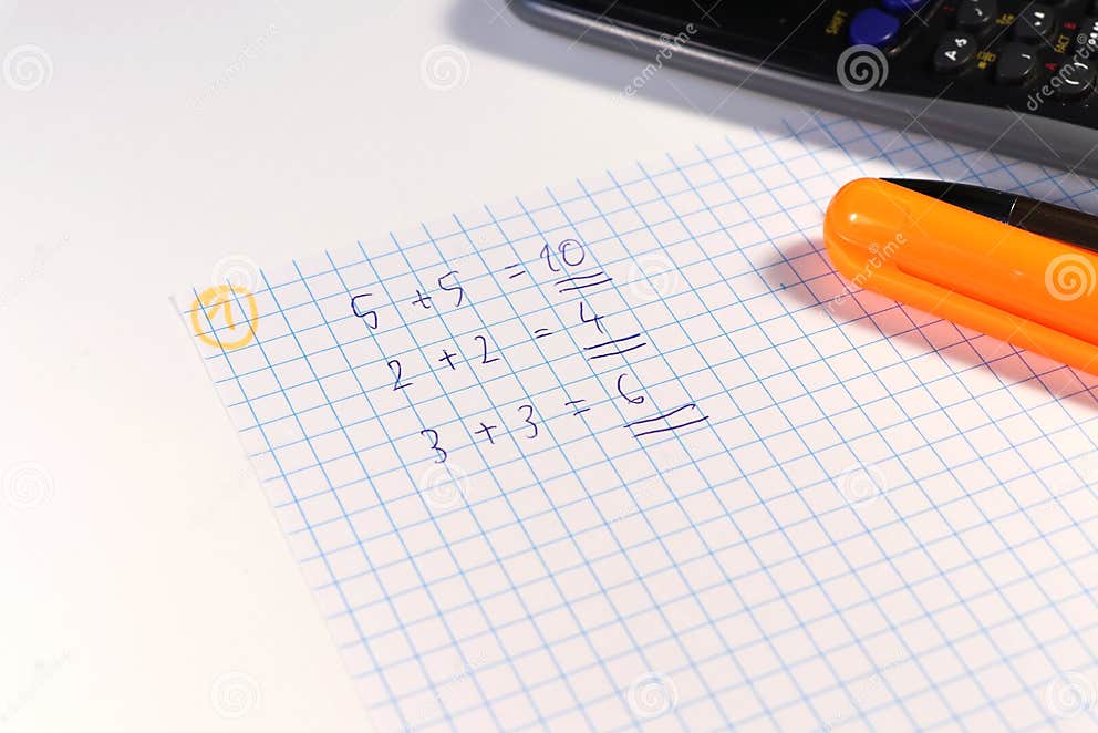 A Calculating with Calculator Many Difficult Examples for Math Lesson ...