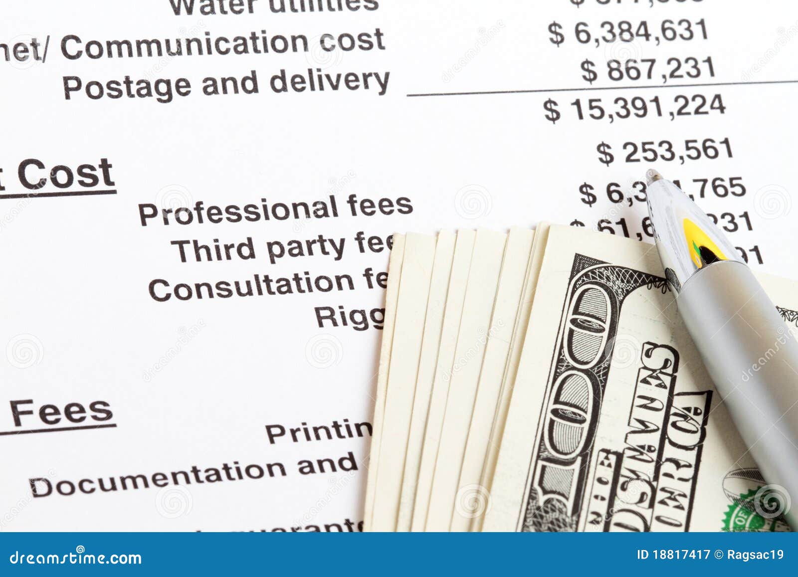 Calculating expenses stock image. Image of expenses, number - 18817417