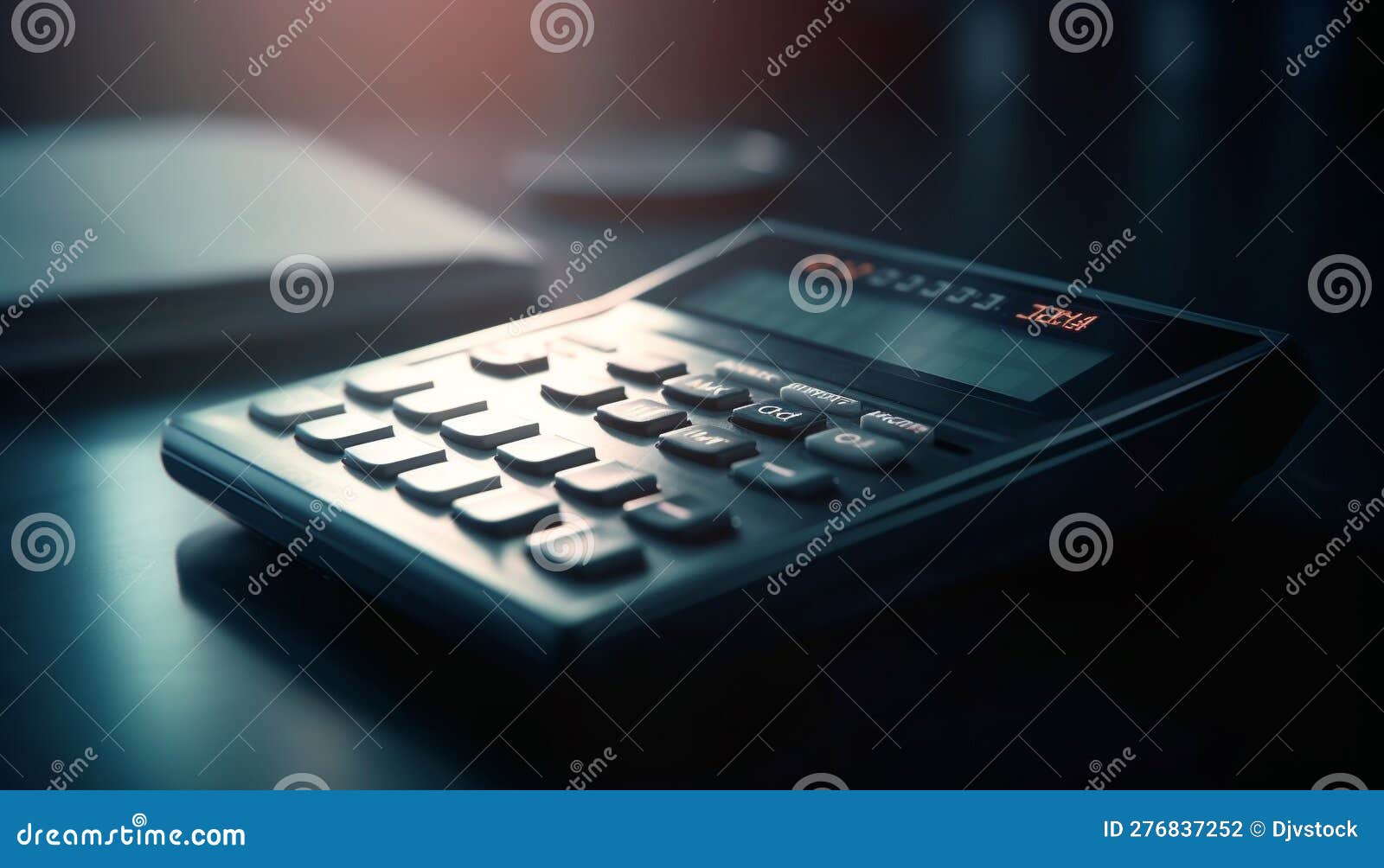 Calculating Financial Figures on Illuminated Keypad Technology ...