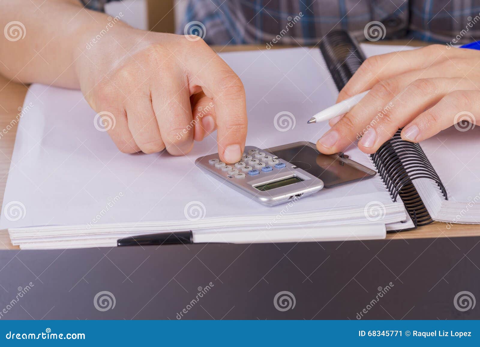 Calculating. stock image. Image of calculate, operation - 68345771