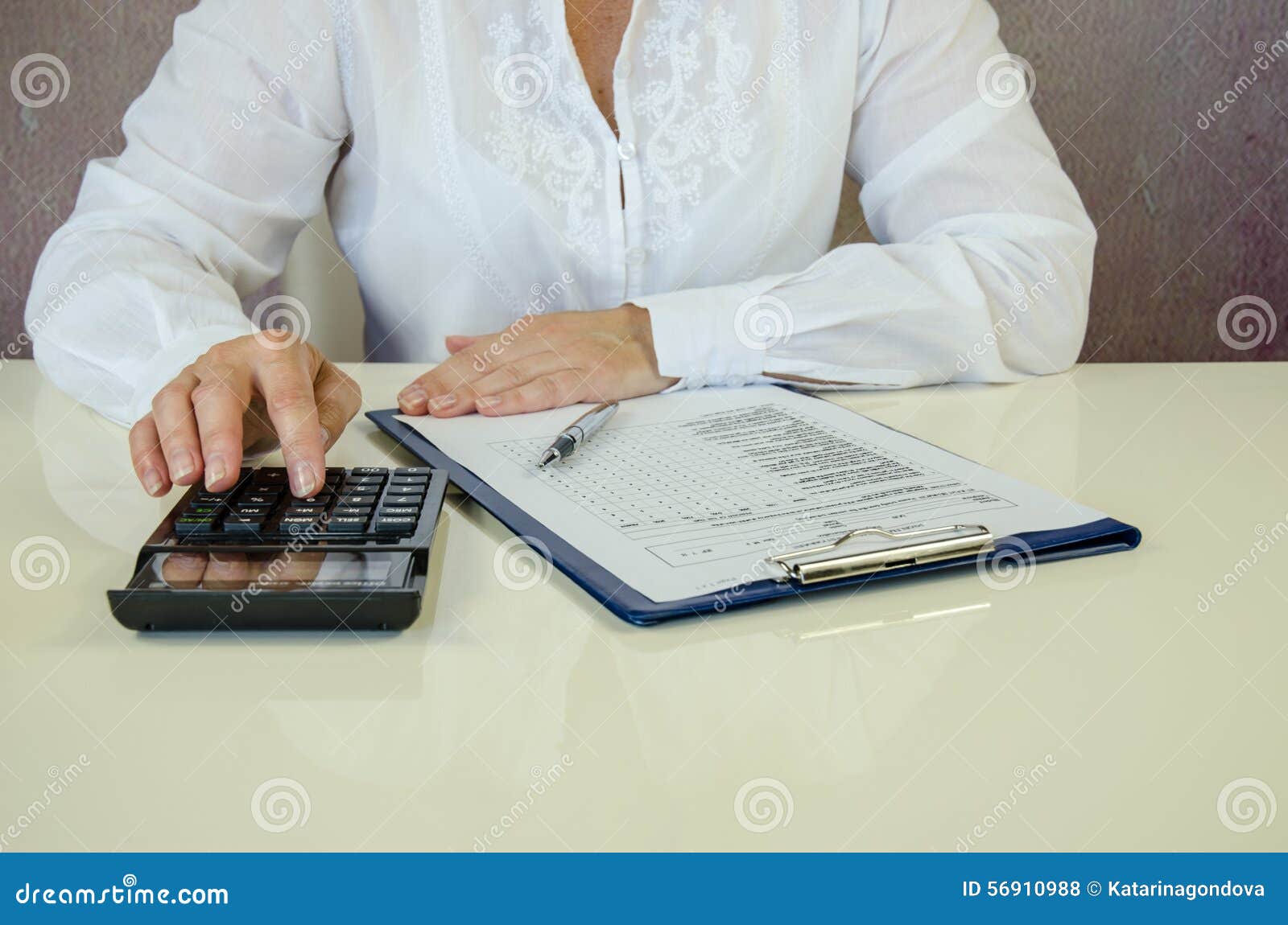 Calculating stock photo. Image of professional, hand - 56910988