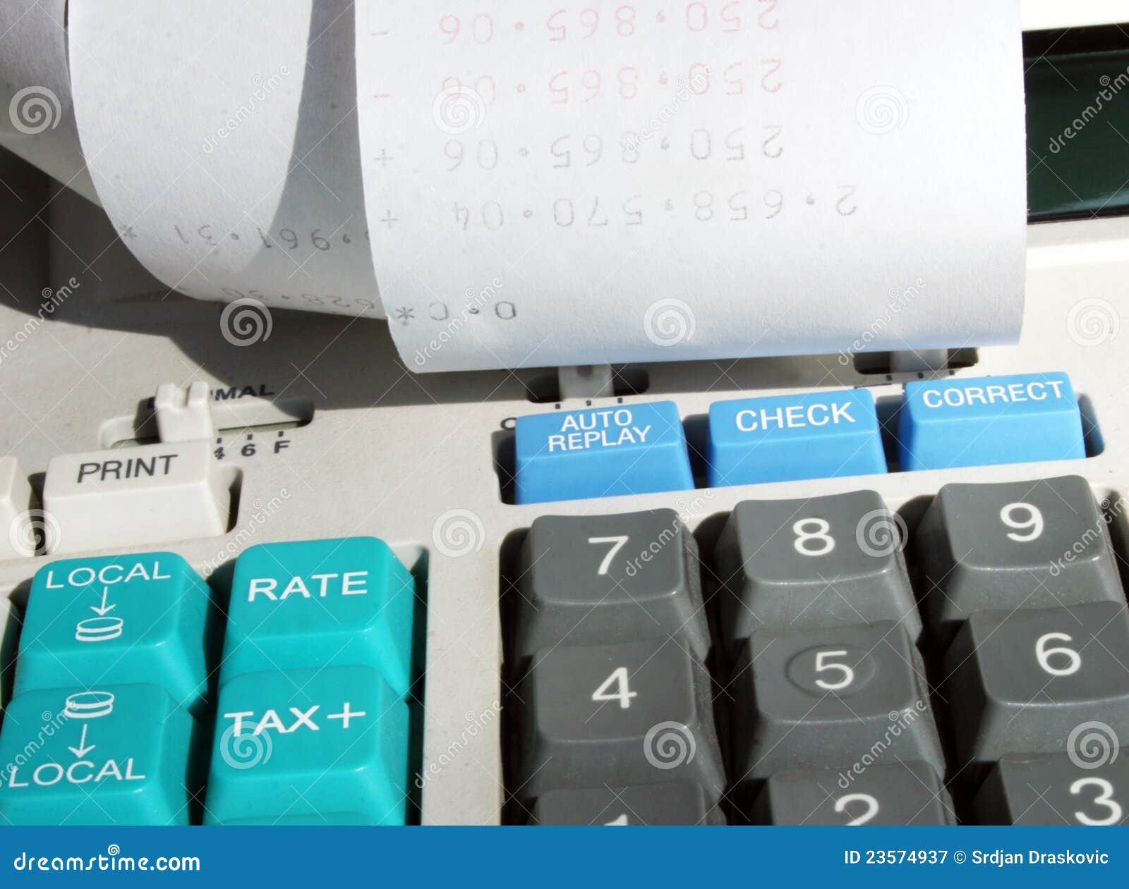 Calculating machine stock image. Image of accounting - 23574937