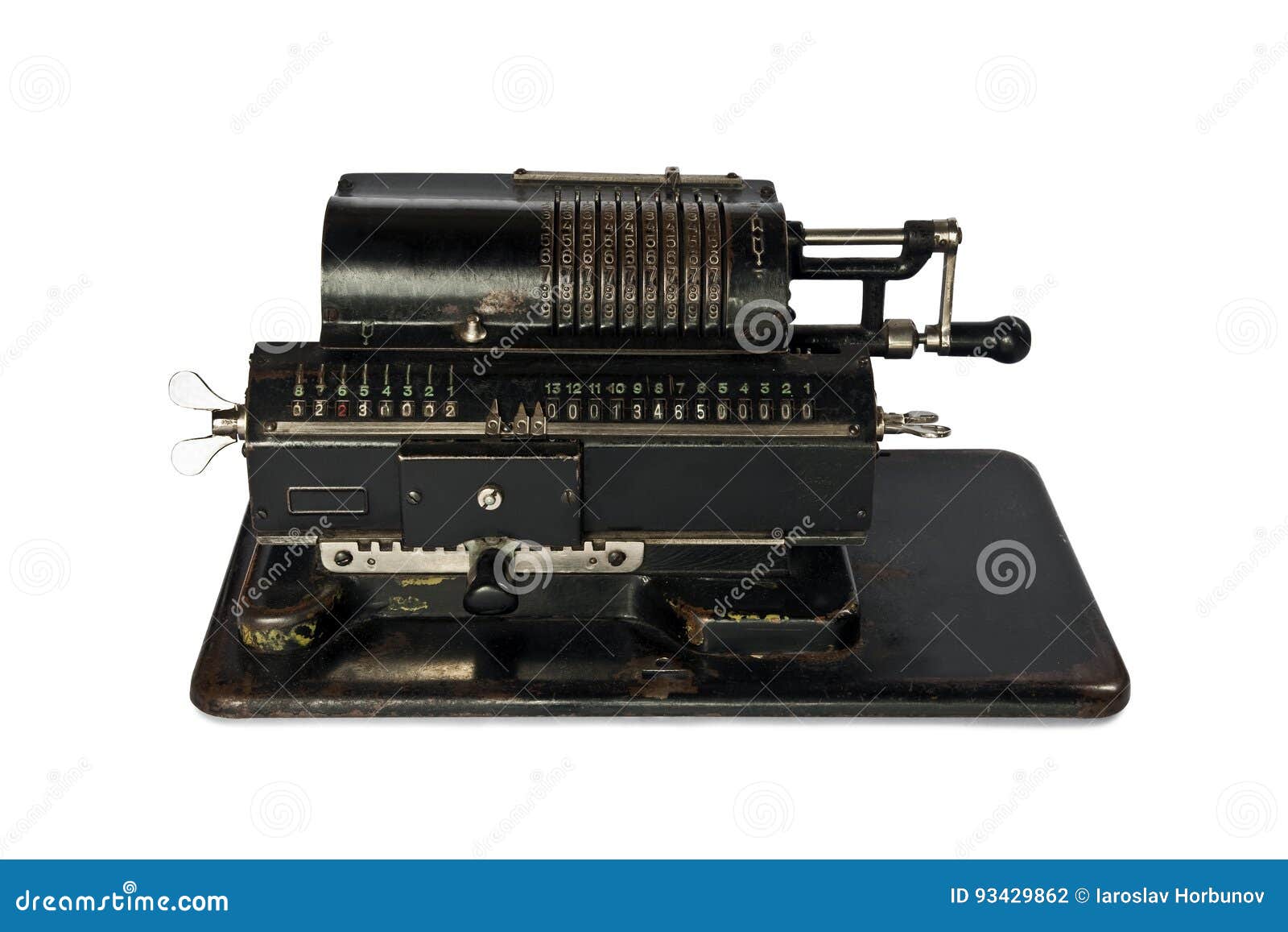 Calculating Machine Royalty-Free Stock Photography | CartoonDealer.com ...
