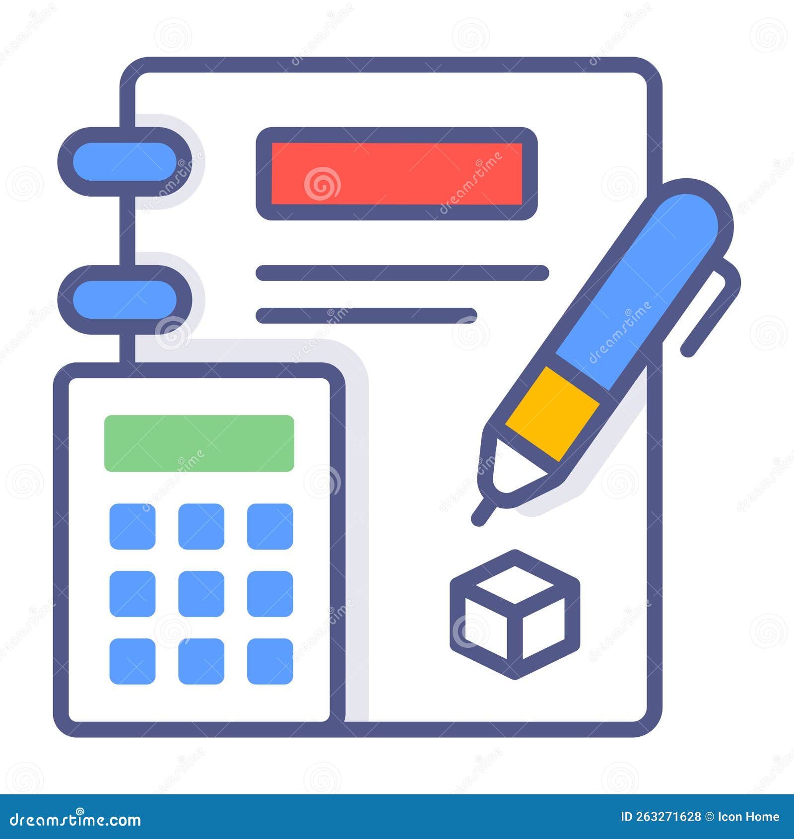 Calculating, Mathematics Modern Concepts Flat Design, Premium Quality ...