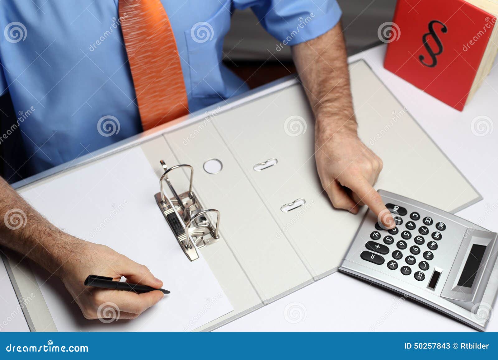 Calculating office worker stock image. Image of calculate - 50257843