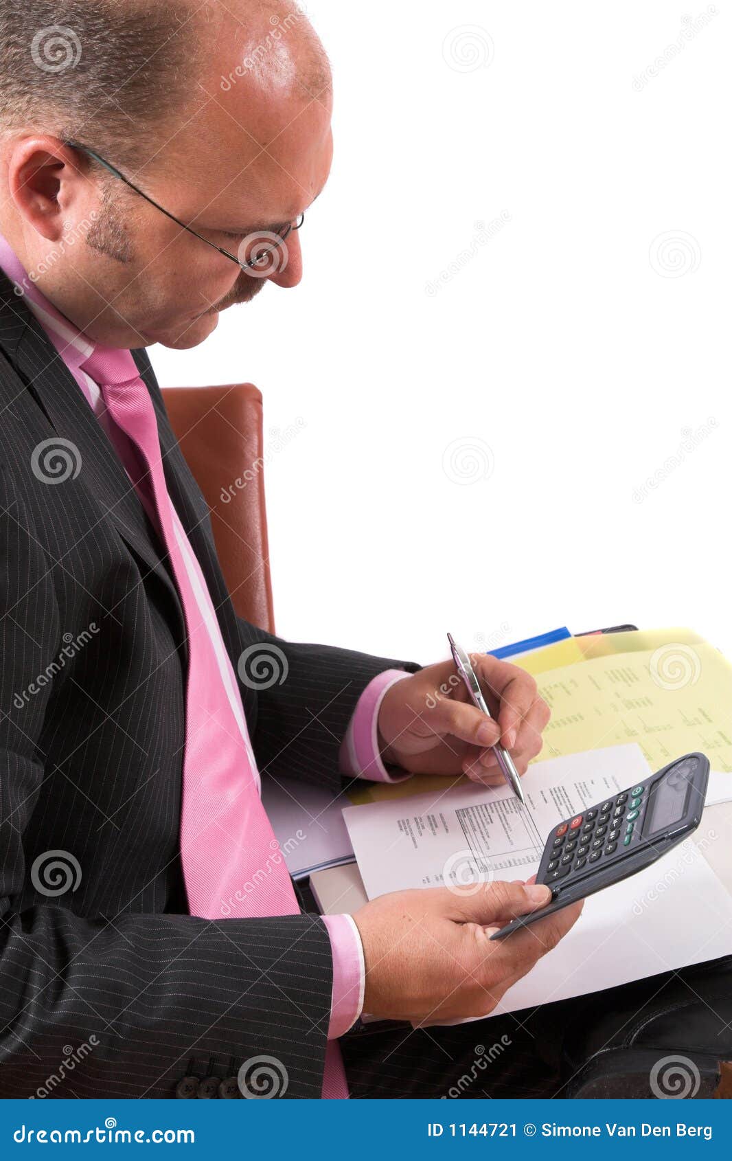Calculating risks stock image. Image of employee, corporate - 1144721