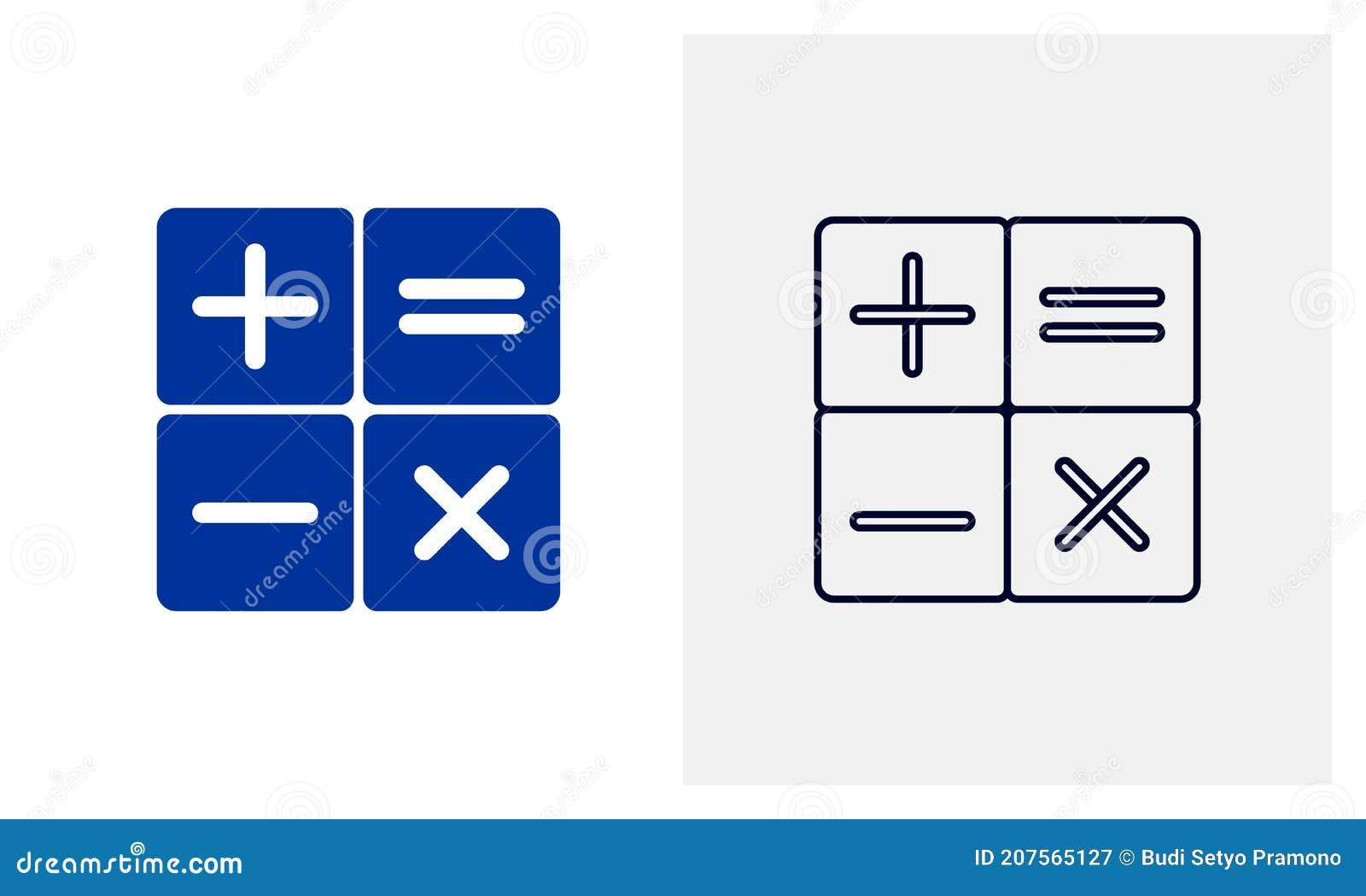 Calculating Tool Icon Logo Vector Template, Education Icon Concepts ...