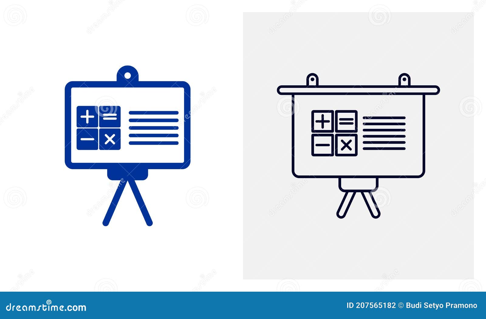 Calculating Tool Icon Logo Vector Template, Education Icon Concepts ...