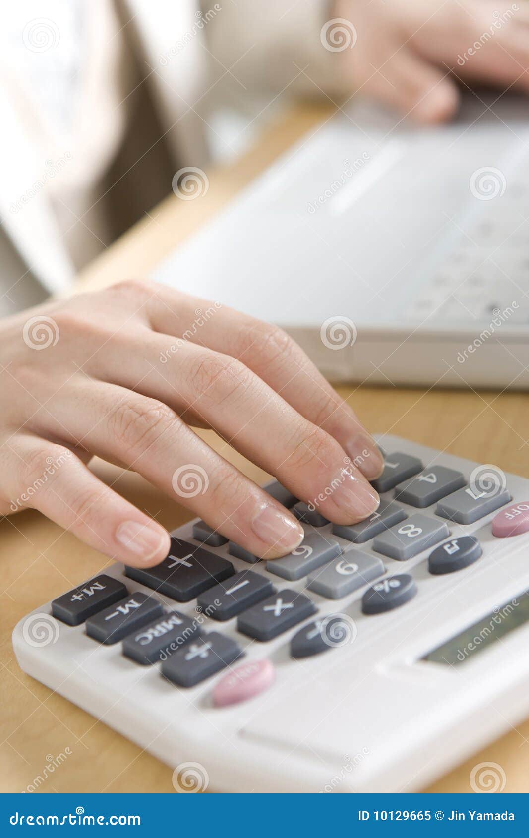Calculation stock image. Image of person, company, business - 10129665