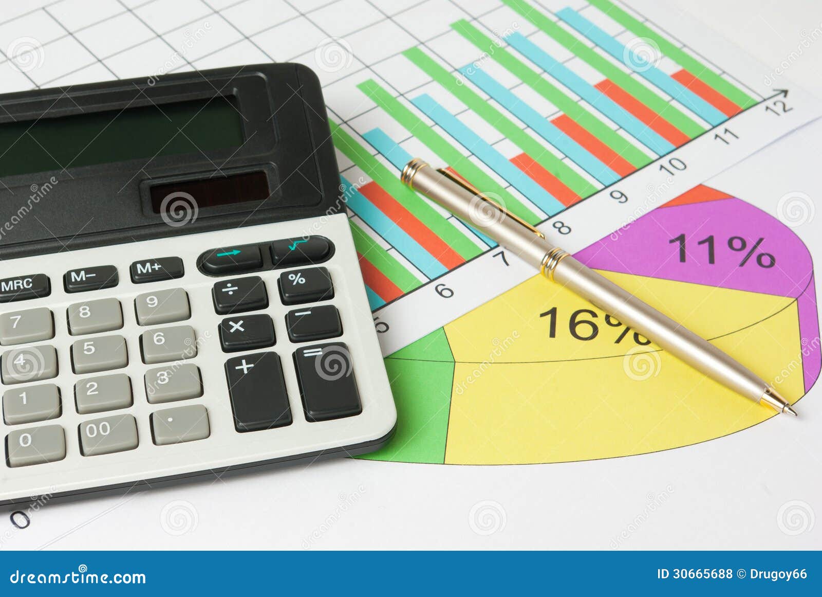 Calculation and Analysis of Graphs Stock Photo - Image of calculations ...