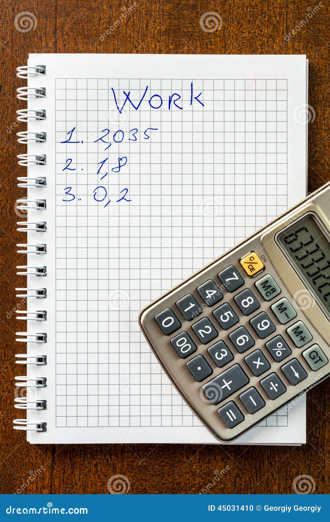 Calculation stock photo. Image of diary, education, meetings - 45031410