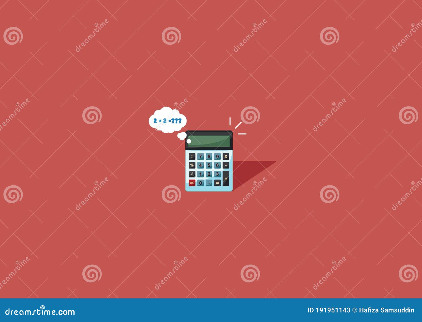 Calculation Concept. Vector Illustration Decorative Design Stock Vector ...