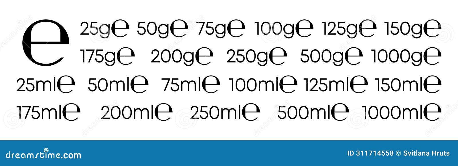 Calculation E Mark With Correct Dimensions In Accordance With Eu Directive Marks For Using
