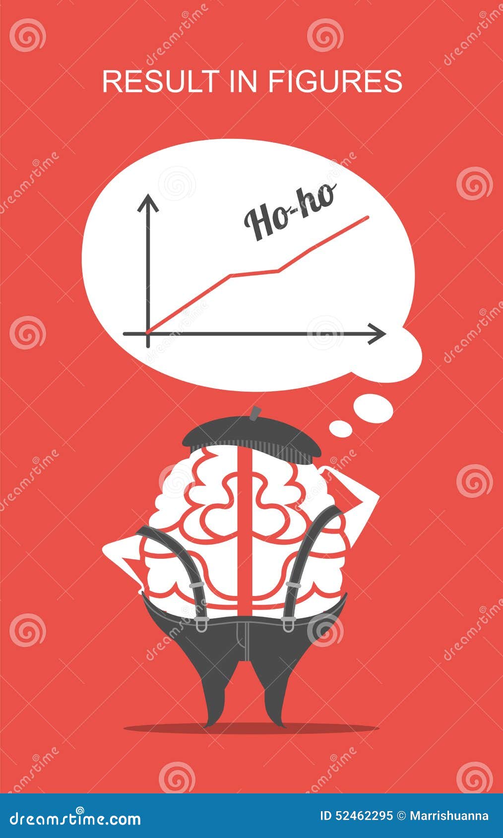 Calculation of the mind stock vector. Illustration of mind - 52462295