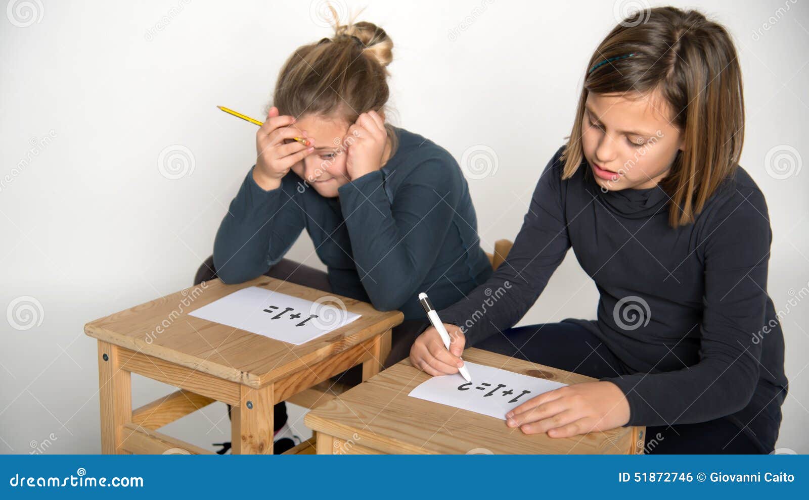 Calculation problem stock photo. Image of classmate, learning - 51872746