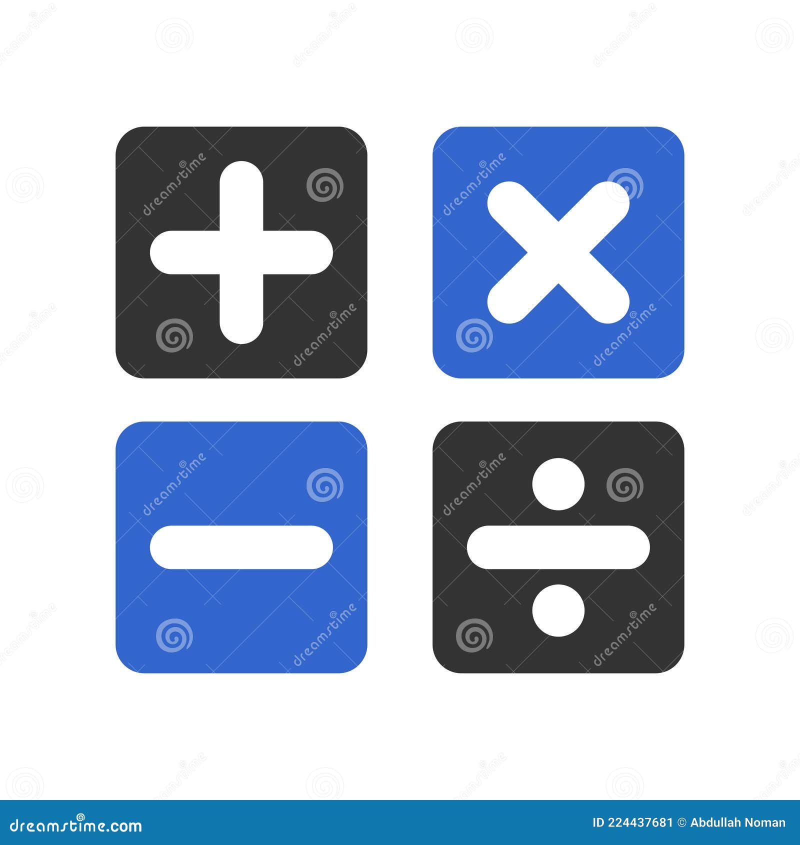 Calculation Sign Icon Design Stock Vector - Illustration of divide ...