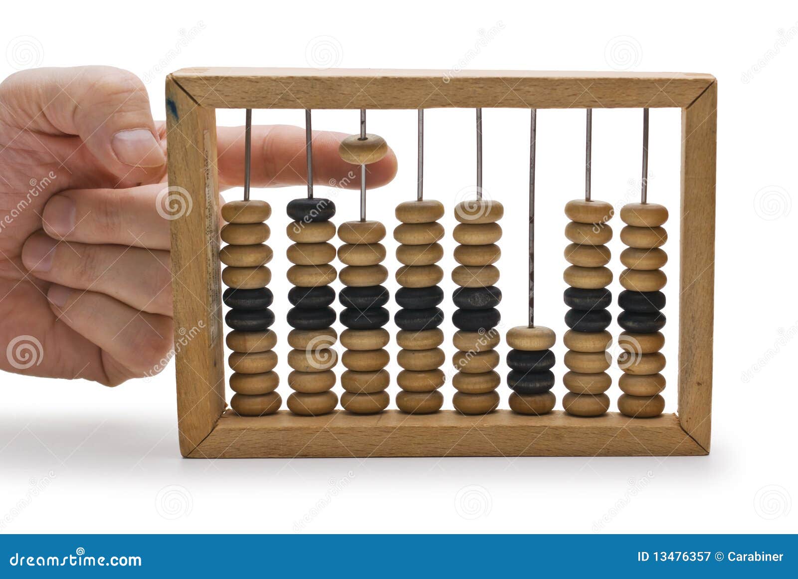 Calculation on Wooden Accounts Stock Image - Image of calculation ...