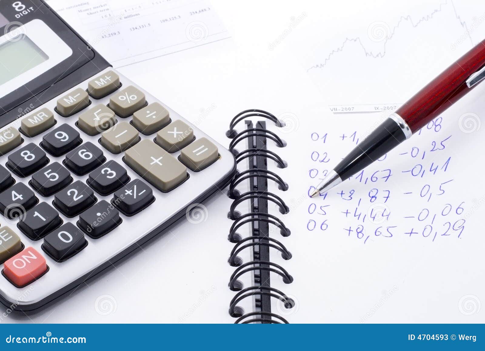 Calculations stock image. Image of calculation, print - 4704593