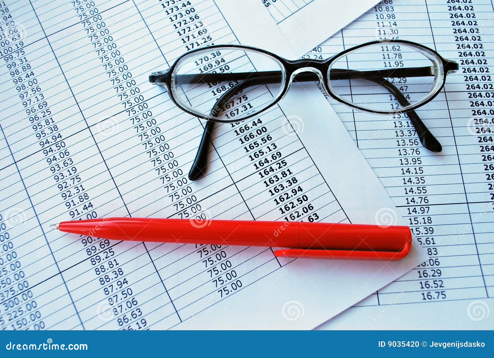 Calculations stock photo. Image of papers, close, businessman - 9035420