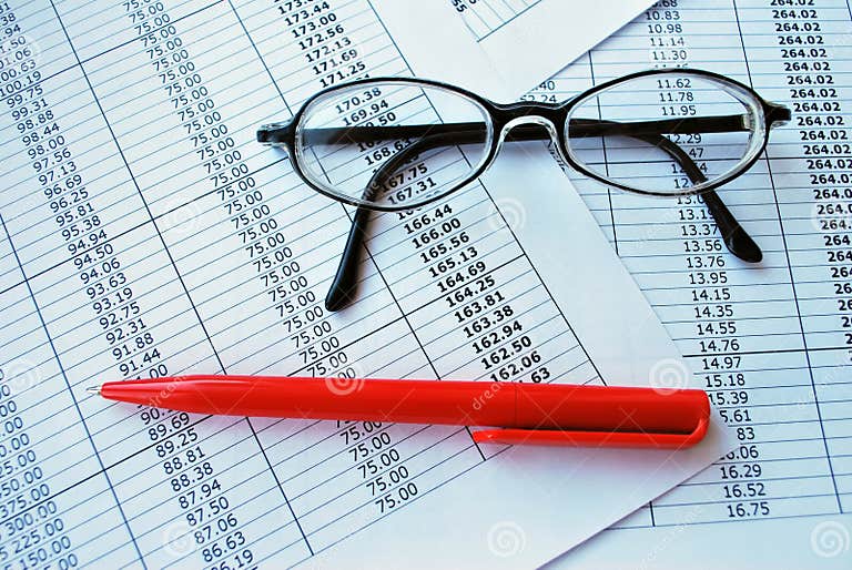 Calculations stock photo. Image of papers, close, businessman - 9035420