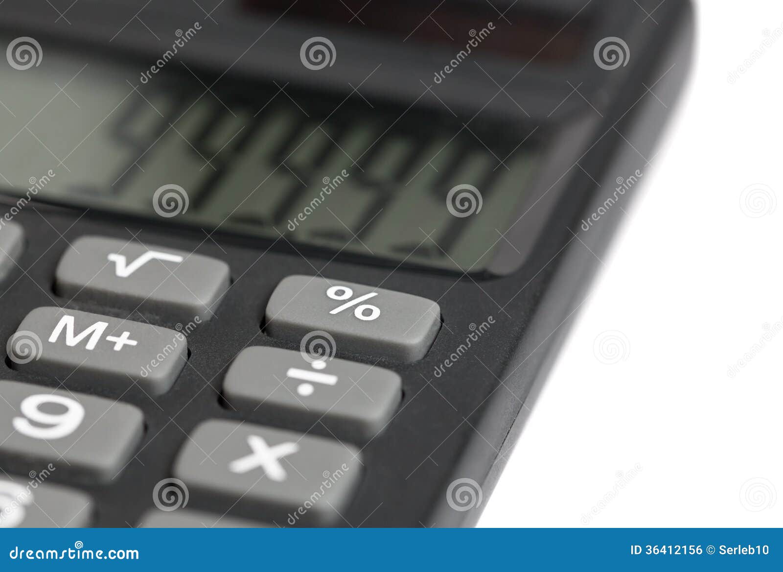 Calculations with Calculator Stock Photo - Image of equipment ...