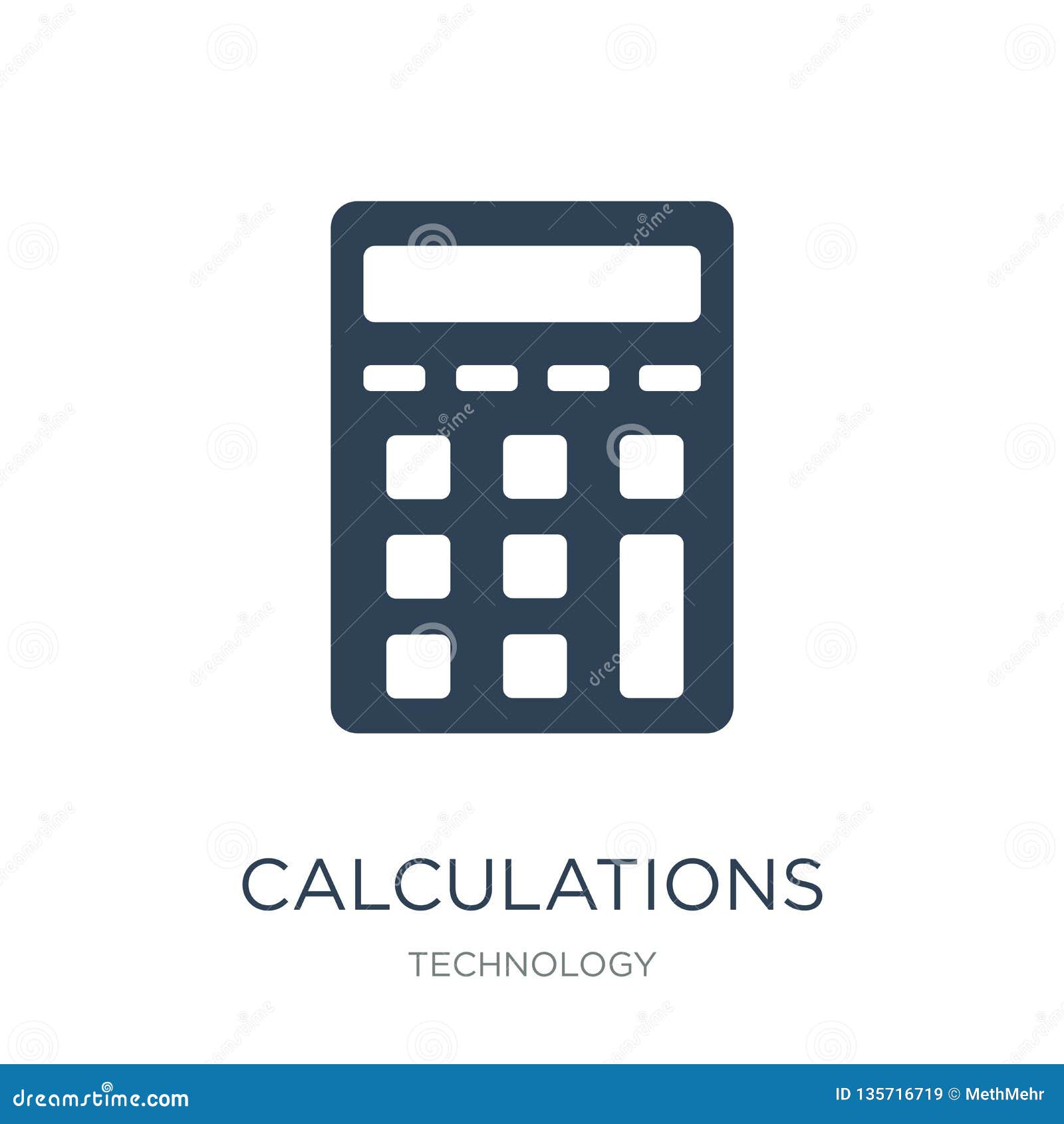 Calculations Icon In Trendy Design Style. Calculations Icon Isolated On ... Calculations Icon In Trendy Design Style. Calculations Icon Isolated On ...