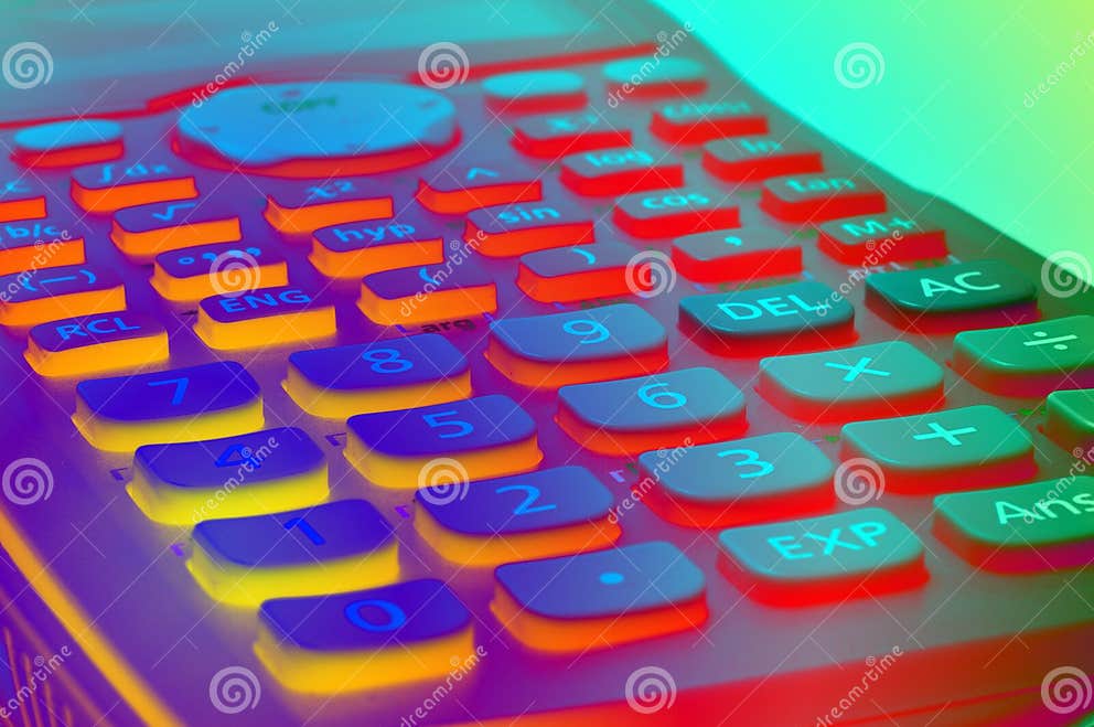 Calculator stock photo. Image of buttons, color, accountancy - 11115840