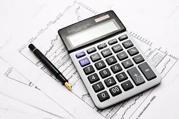Calculator stock photo. Image of graph, calculator, statistic - 13783618
