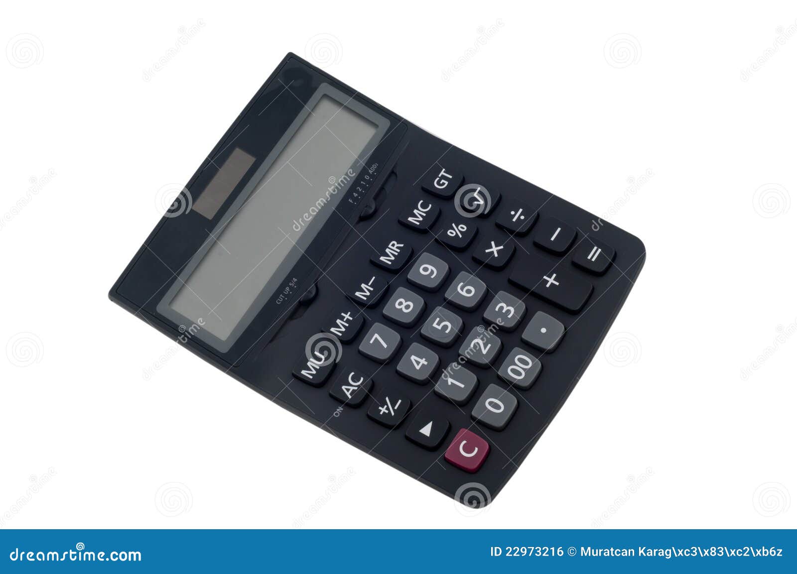 Calculator stock foto. Image of toetsenbord, geïsoleerd - 22973216
