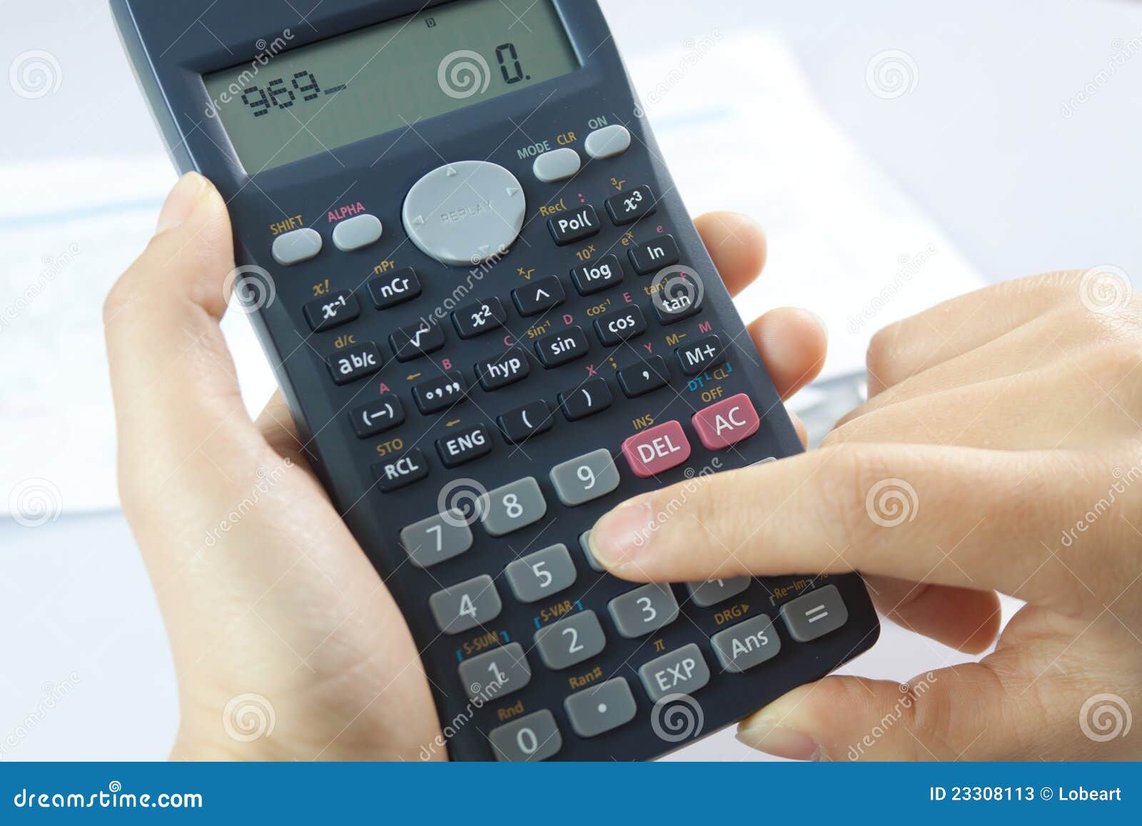 Calculator stock image. Image of calculation, tools, investment - 23308113