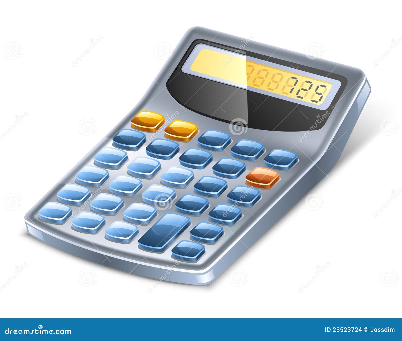 Calculator stock vector. Illustration of dimensional - 23523724