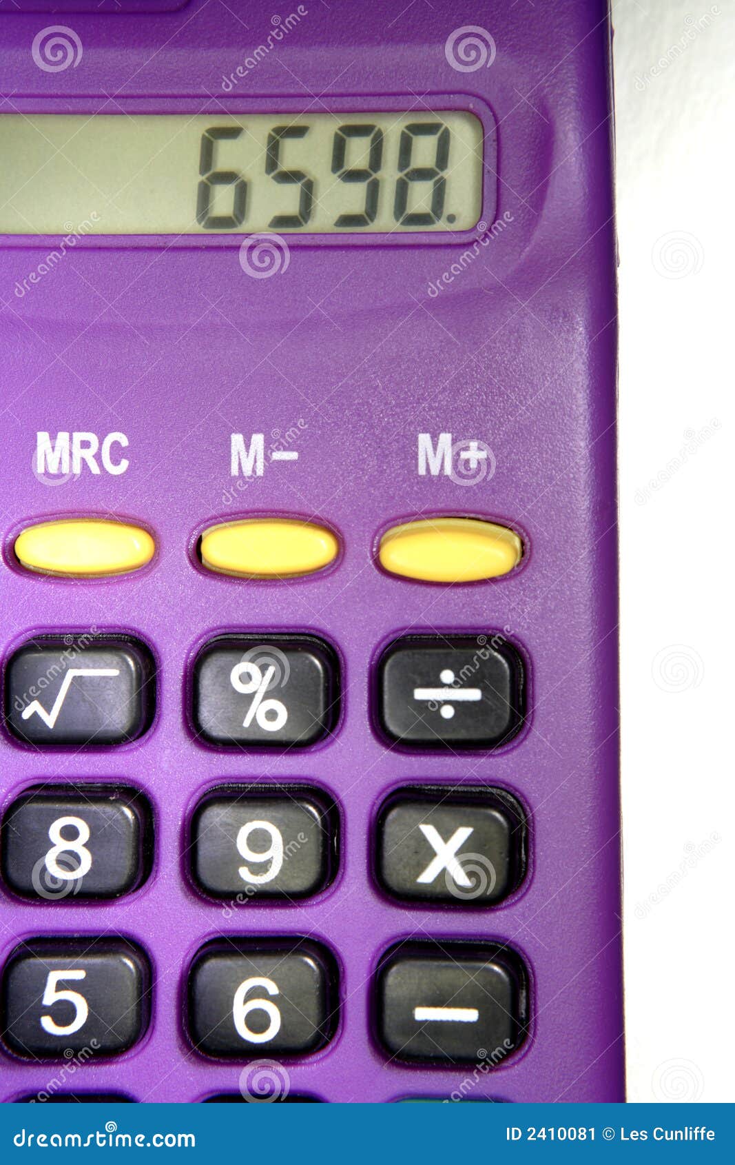Calculator stock image. Image of equals, figure, macro - 2410081