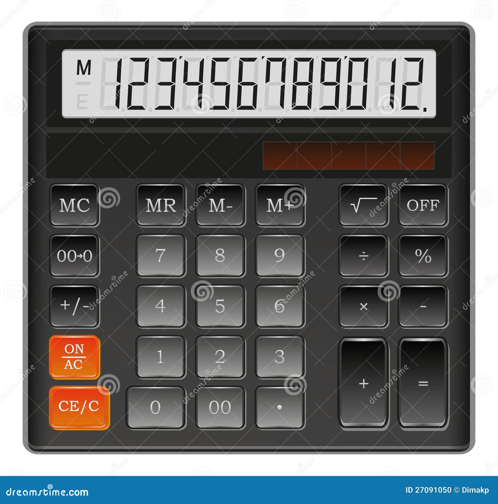Calculator stock illustratie. Illustration of pictogram - 27091050