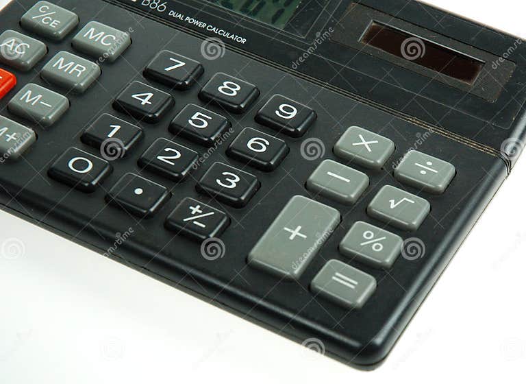 Calculator stock image. Image of substract, math, calculator - 46007