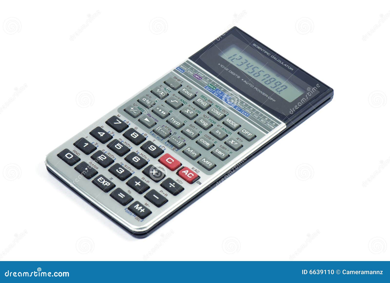 Calculator stock photo. Image of business, figures, addition - 6639110