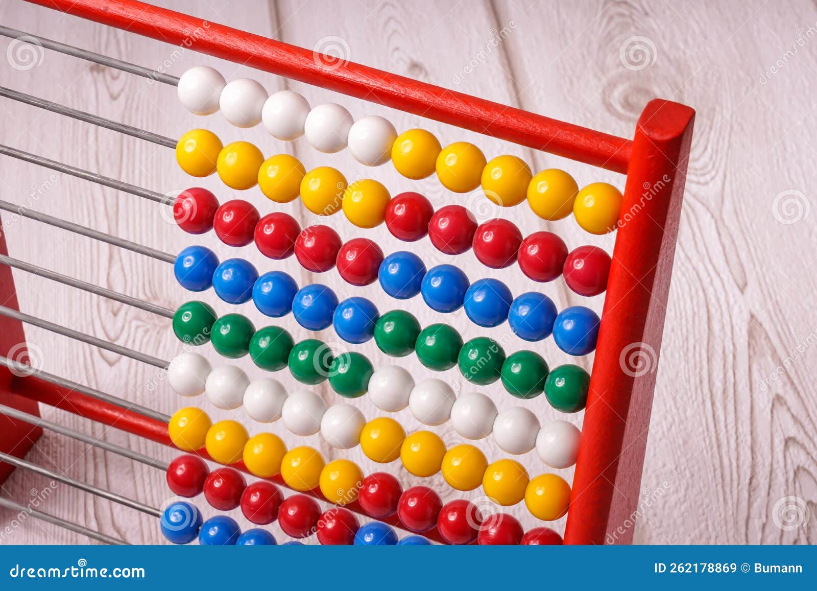 Calculator Or Abacus To Learn In Math Class Stock Image Image Of Pupil Close 262178869