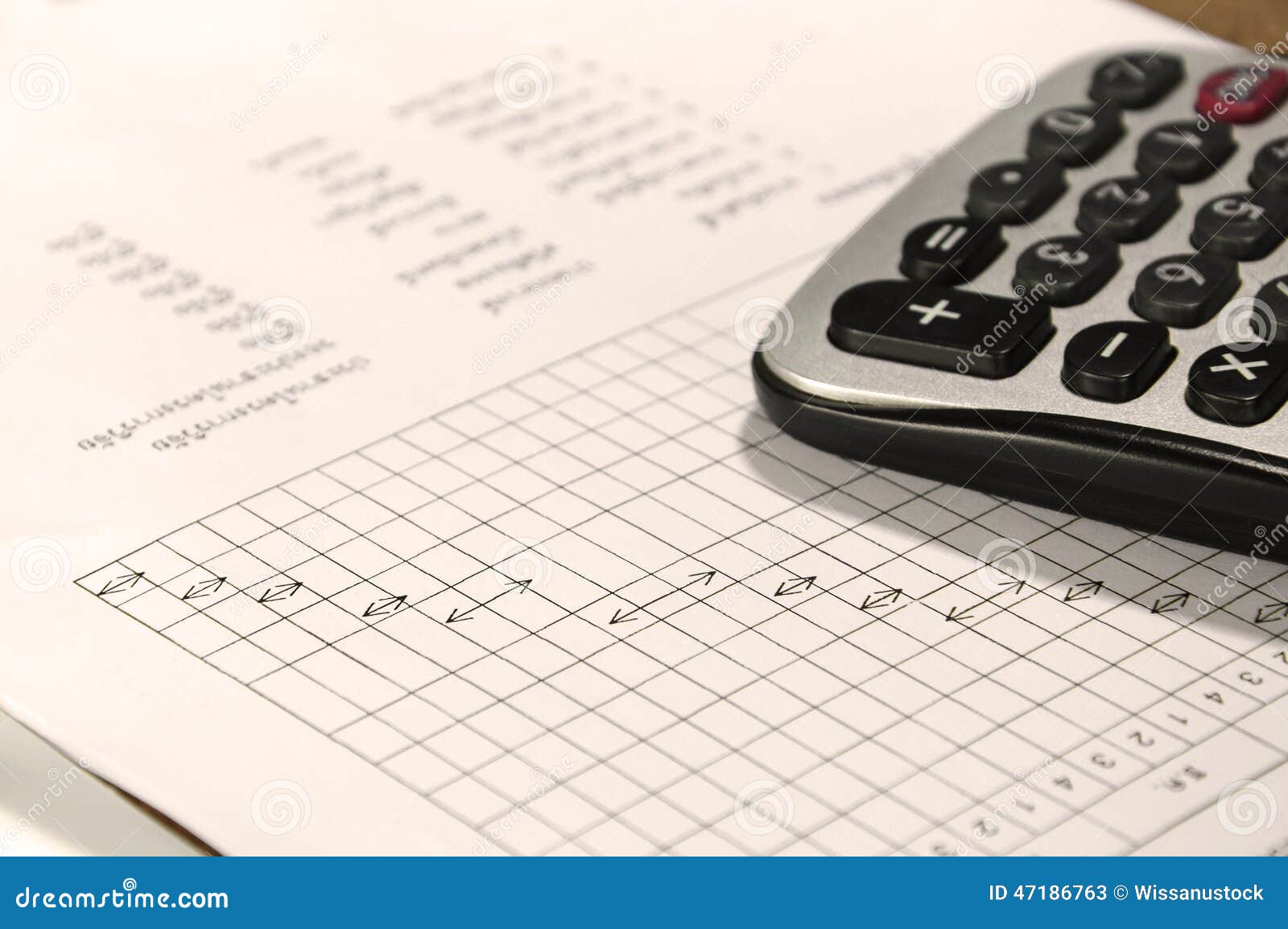 Calculator on account book stock image. Image of calculator - 47186763