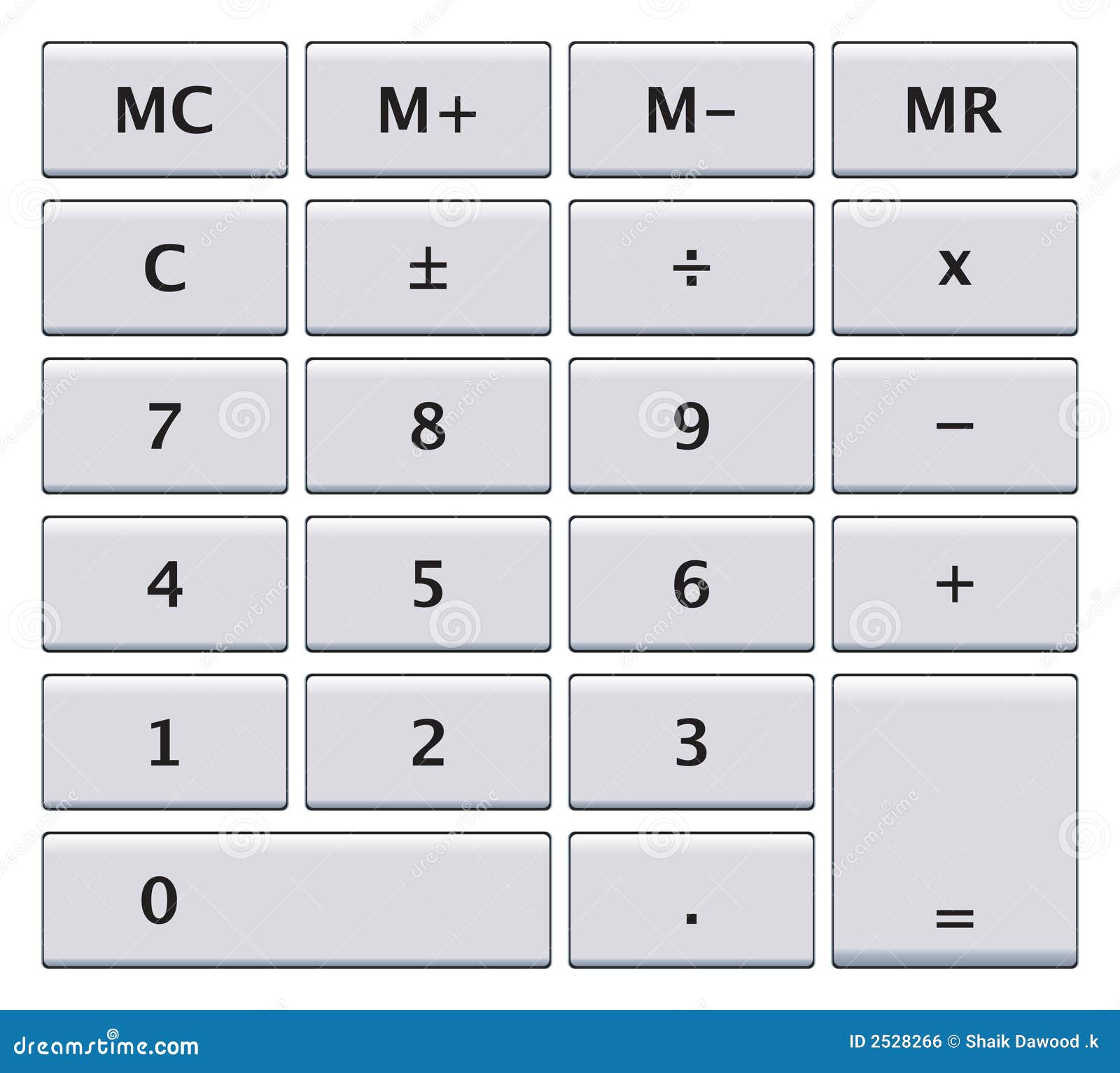 Calculator buttons stock vector. Illustration of school - 2528266 Calculator buttons stock vector. Illustration of school - 2528266